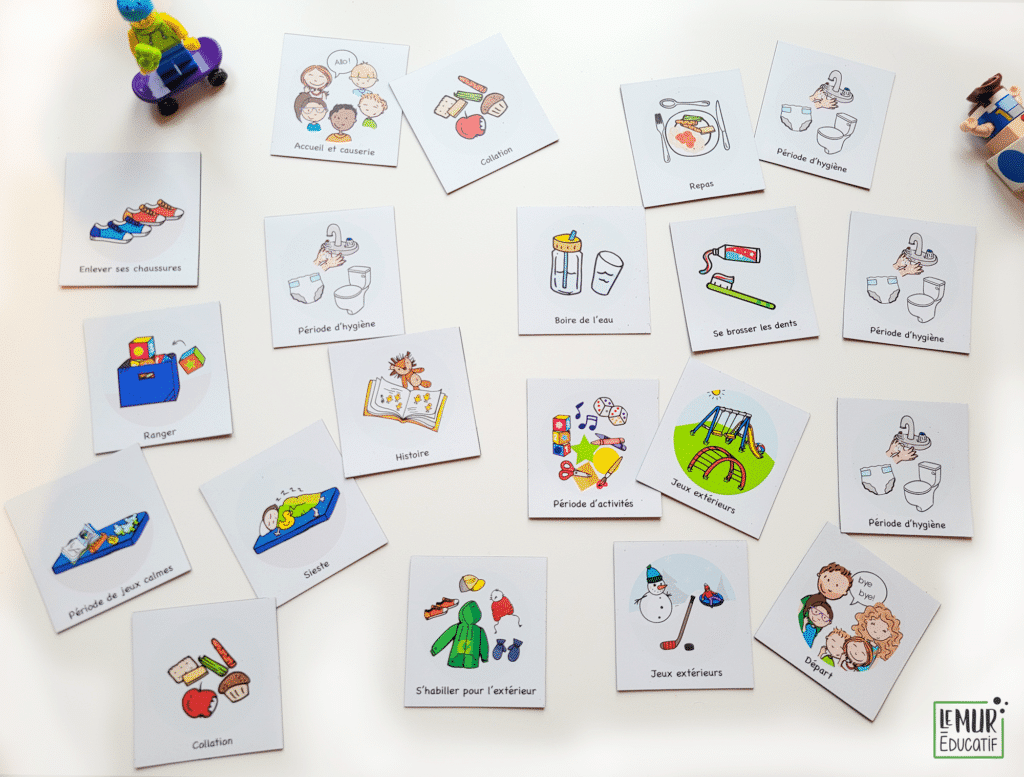 Ma Routine Autonome à l'unité - Illustrations Lémur