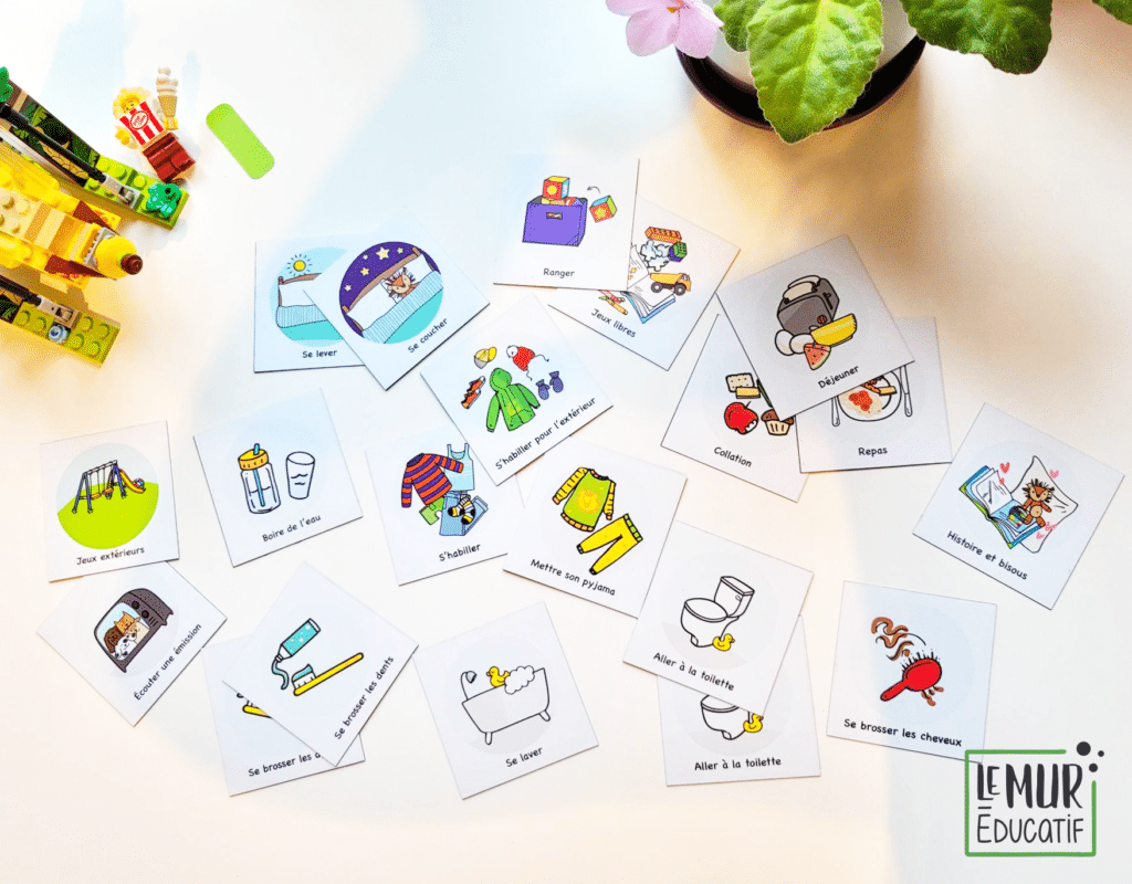 Choisissez votre DUO de routines imagées MA ROUTINE AUTONOME - 40 ...